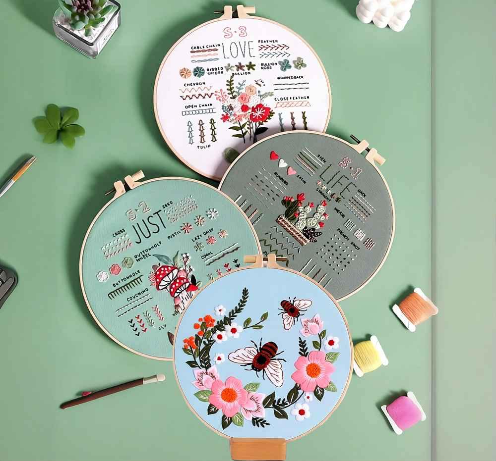 Embroidery Kits for Beginners & Experts | CraftHoop